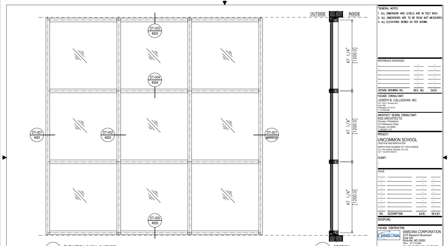 Curtain Wall Shop Drawing: Basic, Processes - Simsona - Simsona Cadd